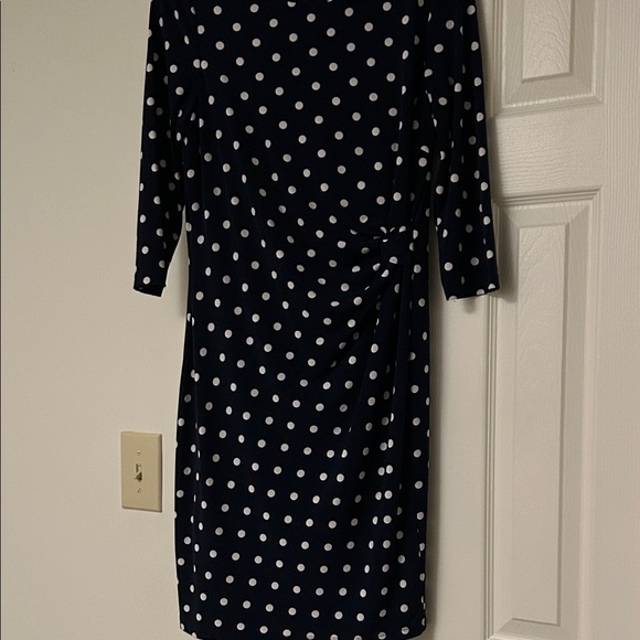 Jessica Howard | Dresses | Jessica Howard Navy And White Polka Dot ...